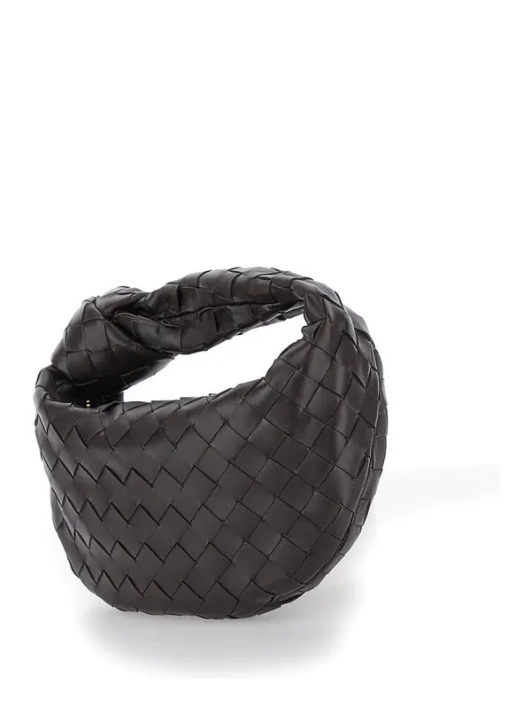 Bottega Veneta Mini Jodie Handbag - Brown