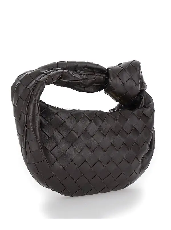 Bottega Veneta Mini Jodie Handbag - Brown