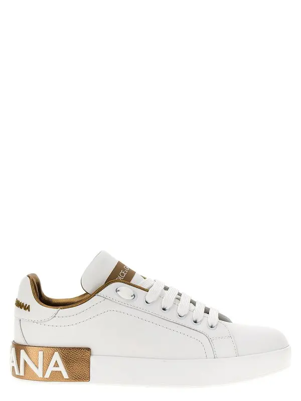 Dolce & Gabbana Leather Portofino Sneakers