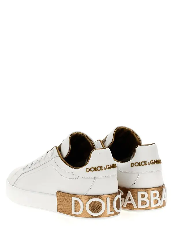 Dolce & Gabbana Leather Portofino Sneakers