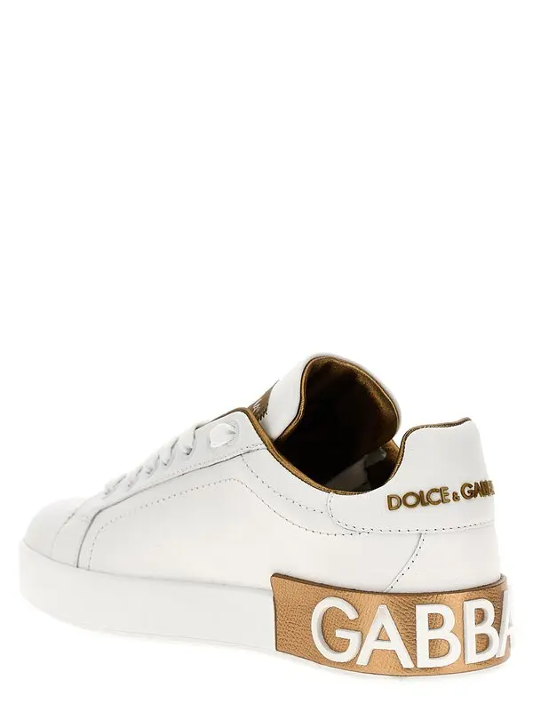 Dolce & Gabbana Leather Portofino Sneakers