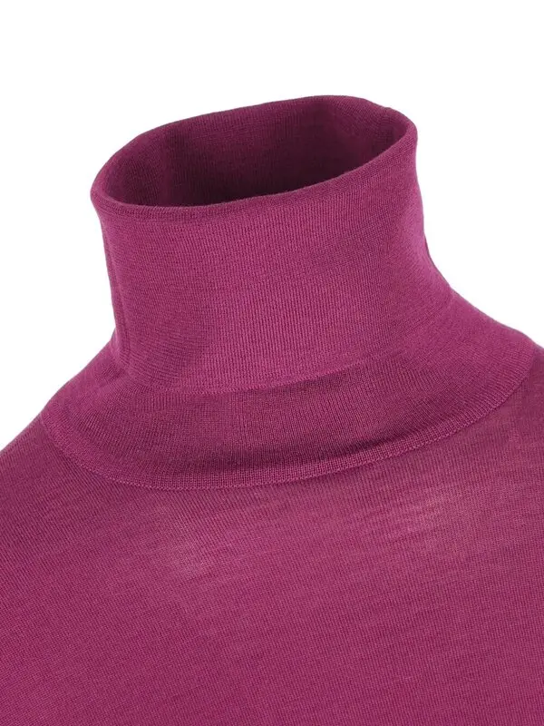Saint Laurent Wool Roll Neck Pullover - Multicolor