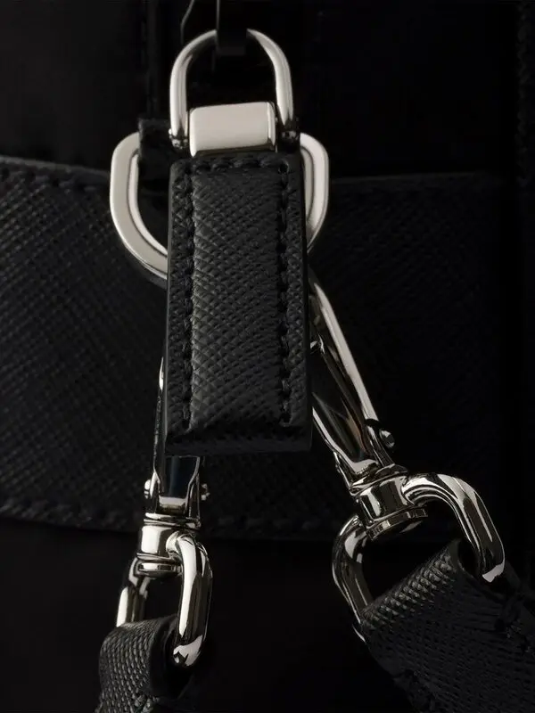 Prada Logo-plaque Nylon Messenger Bag