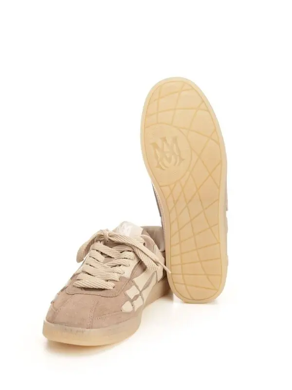 Amiri Pacific Bones Suede Sneakers - Brown