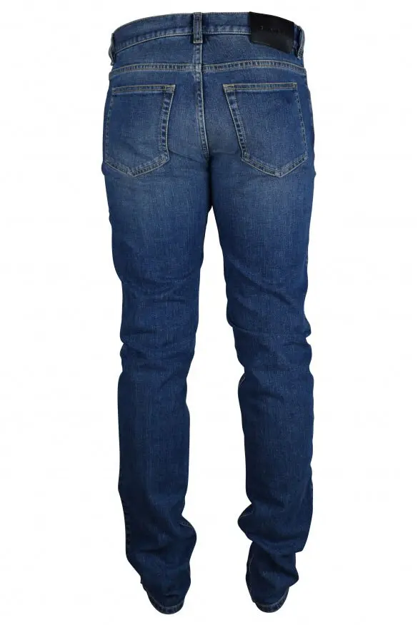 Givenchy Slim Fit Cotton Jeans - Blue