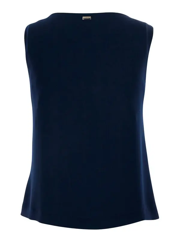 Herno V-neck Polyester Top