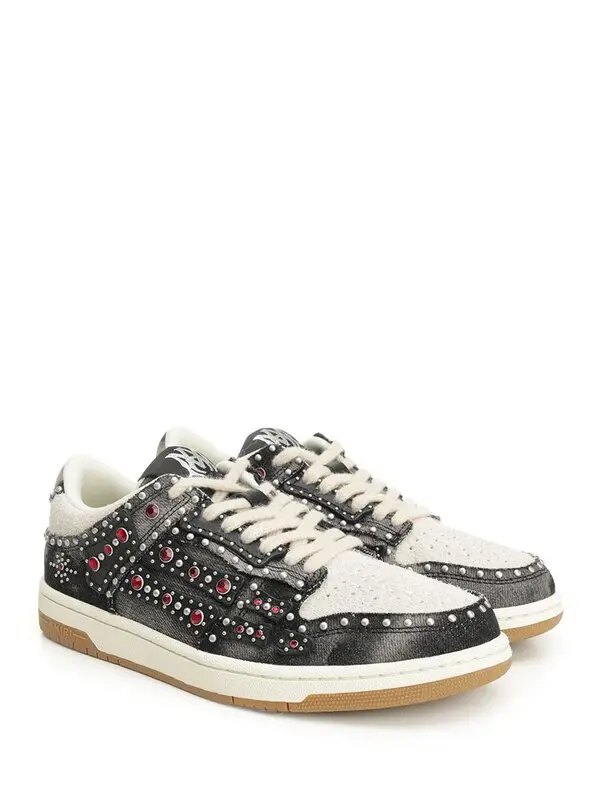 Amiri Studded Skel Low-top Sneakers