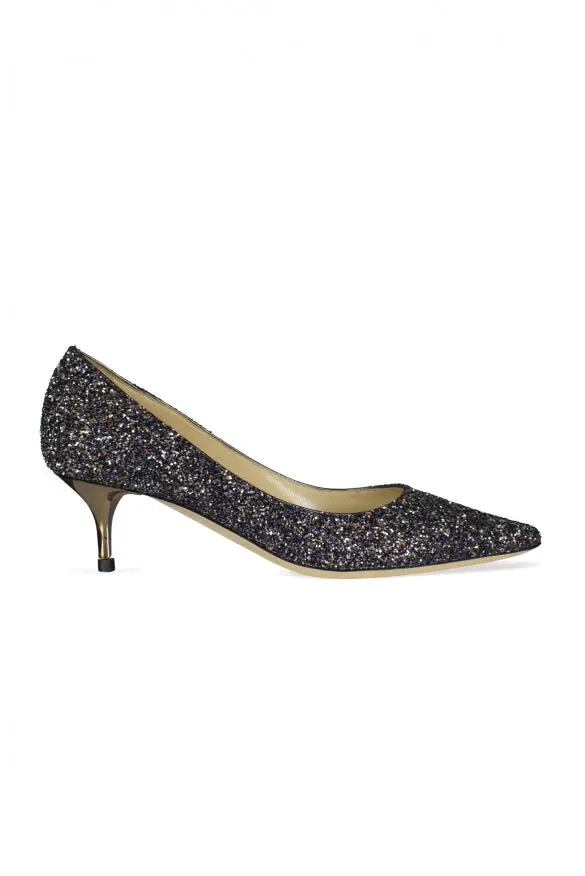JIMMY CHOO Aza Glitter Pumps - Multicolor