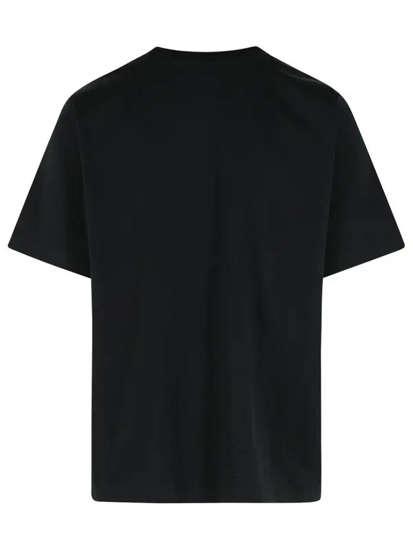 Casablanca Airbrush Mushroom' Cotton T-shirt - Black