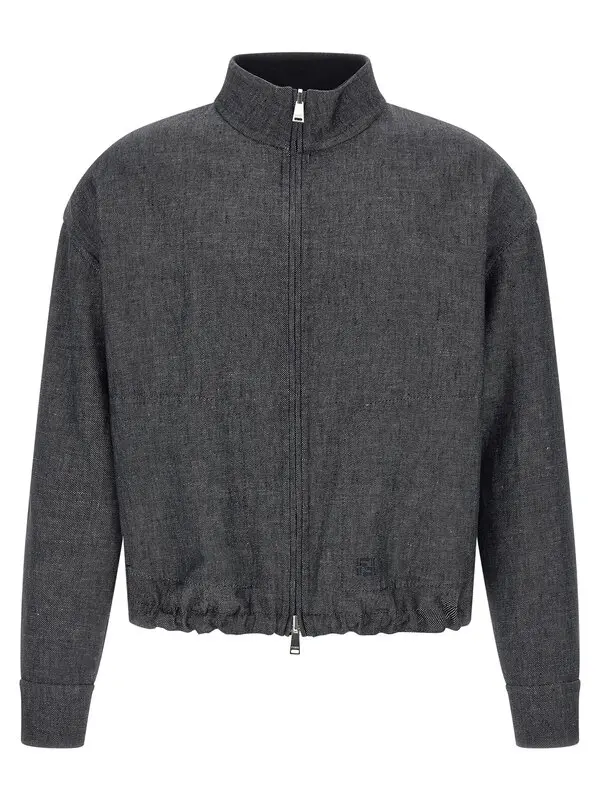 Fendi Ff Selleria Reversible Blouson - Blue