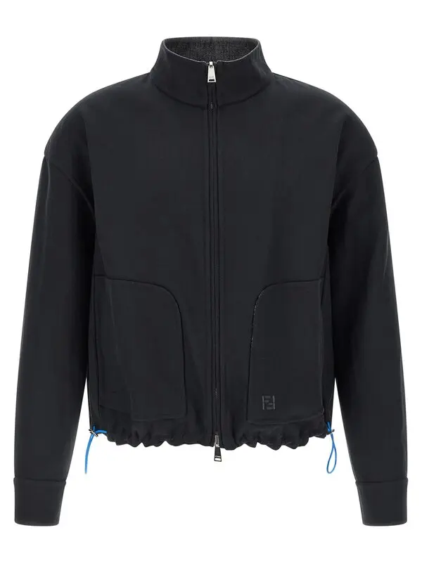 Fendi Ff Selleria Reversible Blouson - Blue