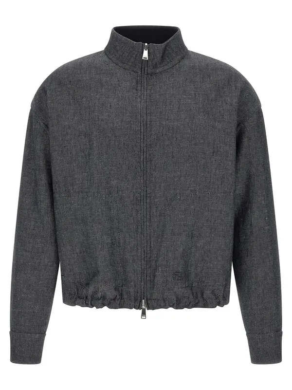 Fendi Ff Selleria Reversible Blouson - Blue
