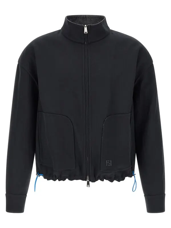 Fendi Ff Selleria Reversible Blouson - Blue