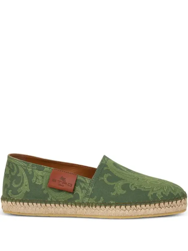 Etro Paisley Espadrilles - Green