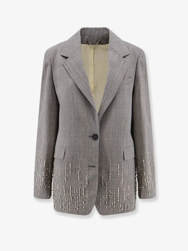 GOLDEN GOOSE Prince Of Wales Check Virgin Wool Blazer - Multicolor