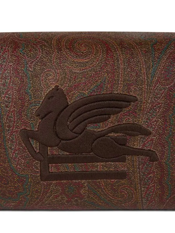 Etro Arnica Bag With Pegasus Embroidery - Brown