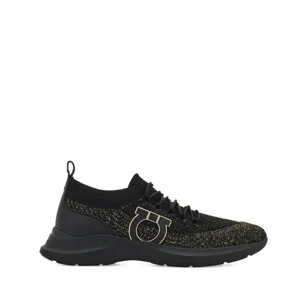 FERRAGAMO Low-top Gancini Detail Trainers