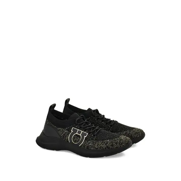 FERRAGAMO Low-top Gancini Detail Trainers