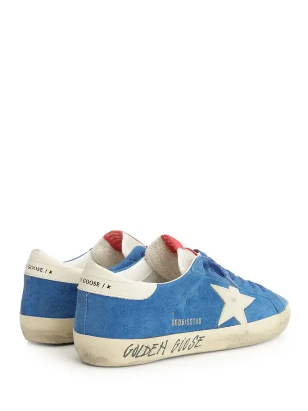 GOLDEN GOOSE Super-star Suede Sneakers - Blue
