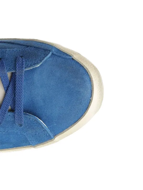 GOLDEN GOOSE Super-star Suede Sneakers - Blue