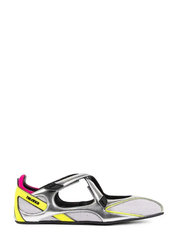 Attico Floor 001 Ballerinas - Silver