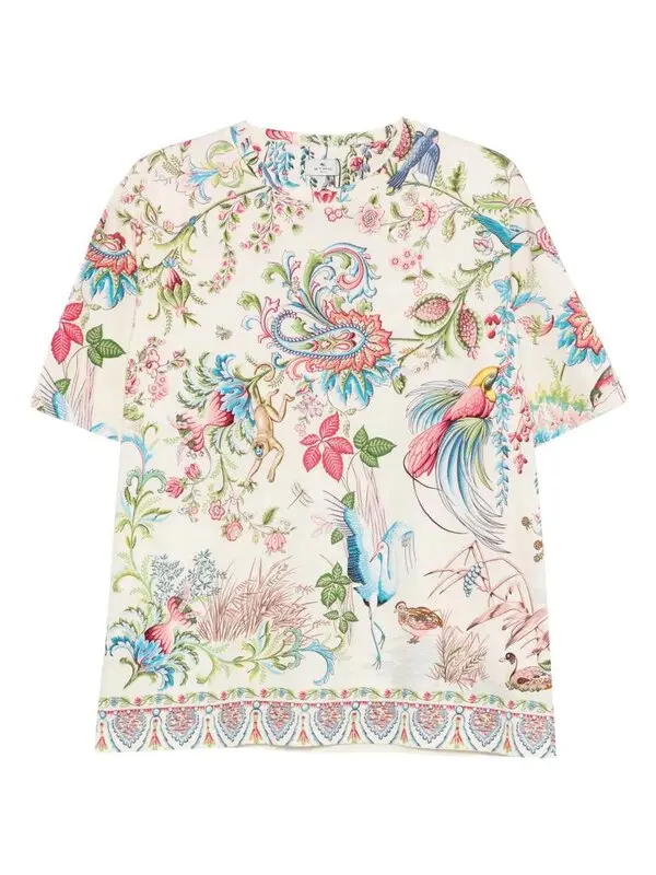 Etro Floral Print T-shirt