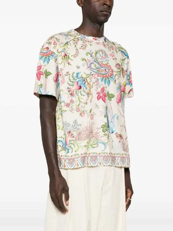 Etro Floral Print T-shirt