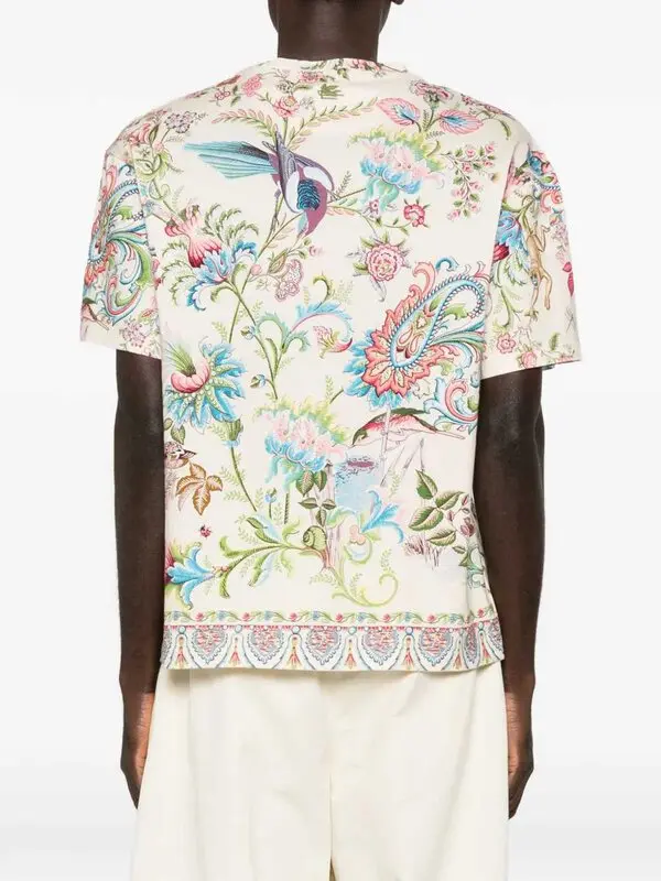 Etro Floral Print T-shirt