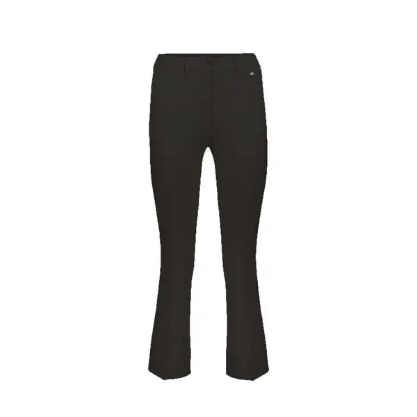 Herno Flared Cropped Trousers - Black