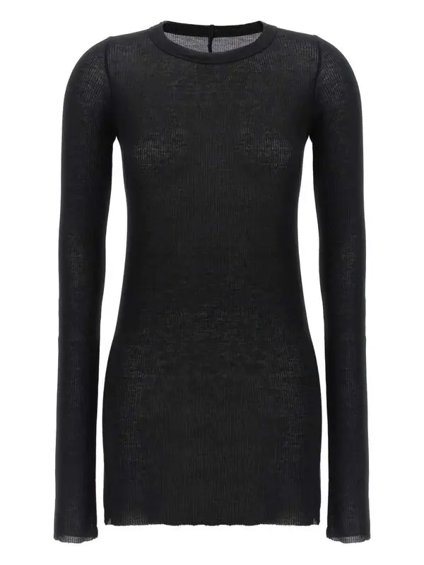 Rick Owens Ribbed Long Sleeve T-shirt