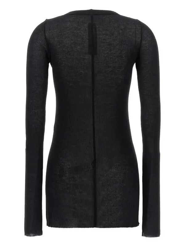 Rick Owens Ribbed Long Sleeve T-shirt