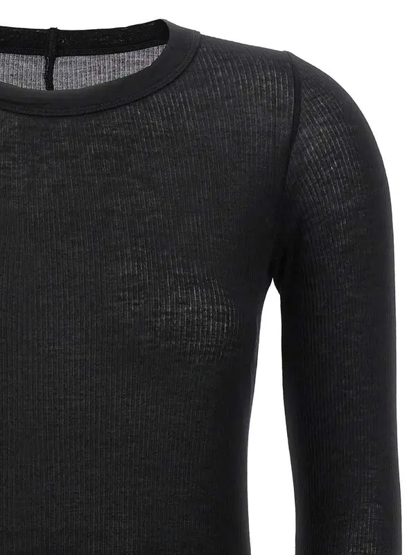 Rick Owens Ribbed Long Sleeve T-shirt