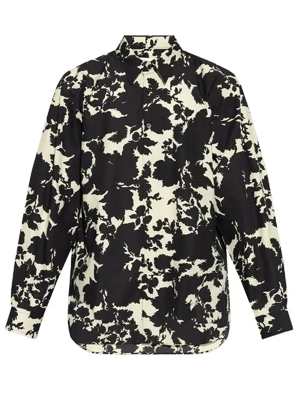 Dries Van Noten Croom Patterned Cotton Shirt - Multicolor