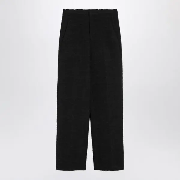 Loulou De Saison Straight Boucle Trousers - Black