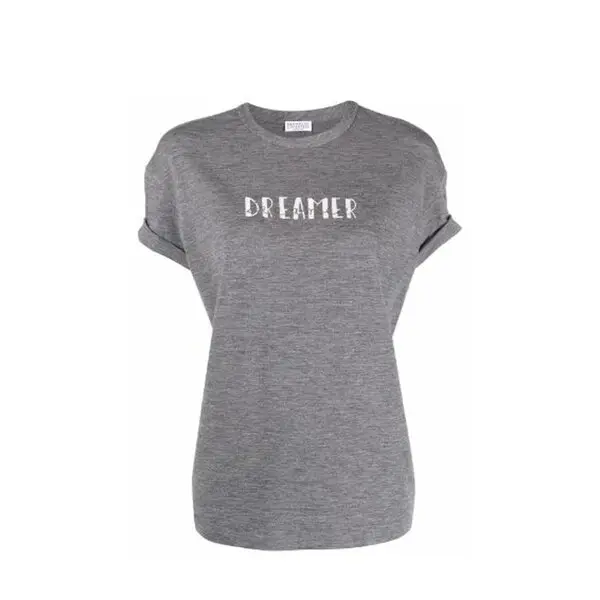 Brunello Cucinelli Dreamer" Jersey T-shirt - Gray