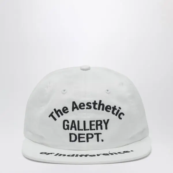 GALLERY DEPT. Embroidered Cotton Baseball Cap - White