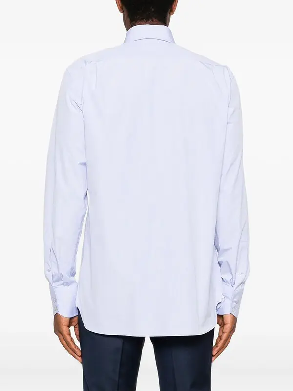 TOM FORD Cotton Classic Shirt - Blue