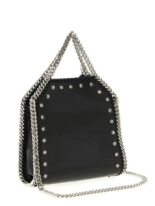 Stella McCartney Falabella Tiny Bag Crackle - Black