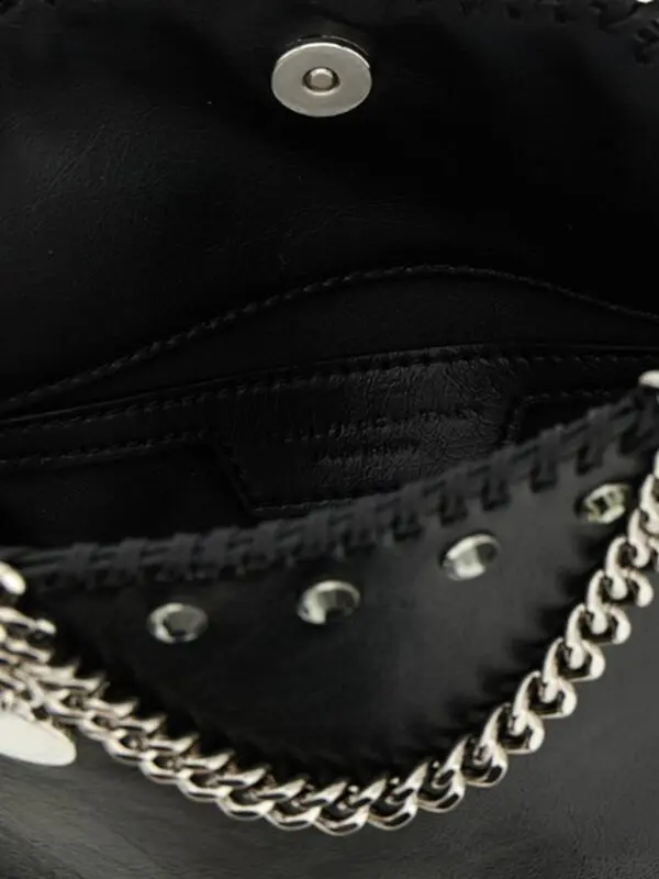 Stella McCartney Falabella Tiny Bag Crackle - Black