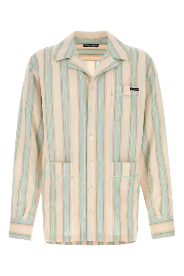 Dolce & Gabbana Embroidered Jersey Shirt - Multicolor