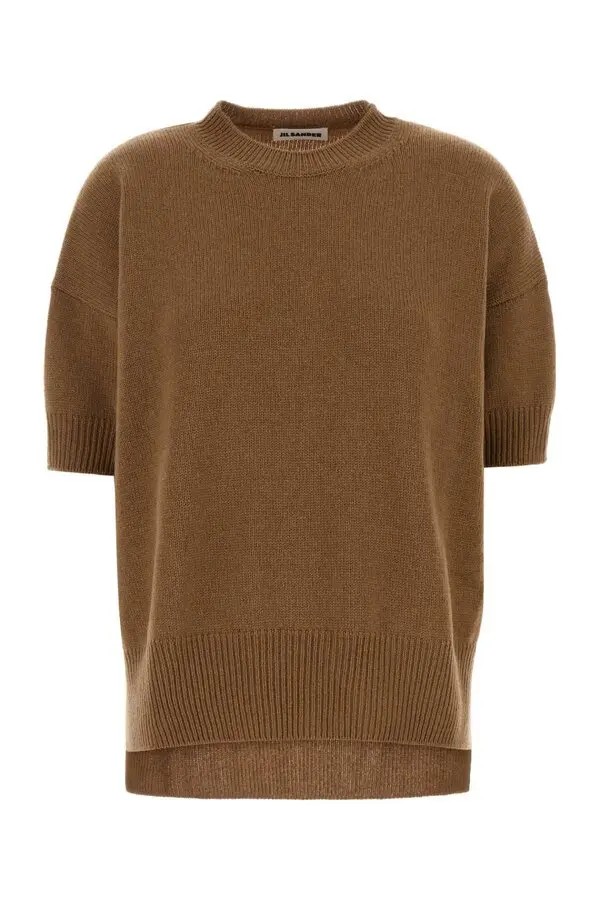 JIL SANDER Cashmere Pullover Sweater - Brown