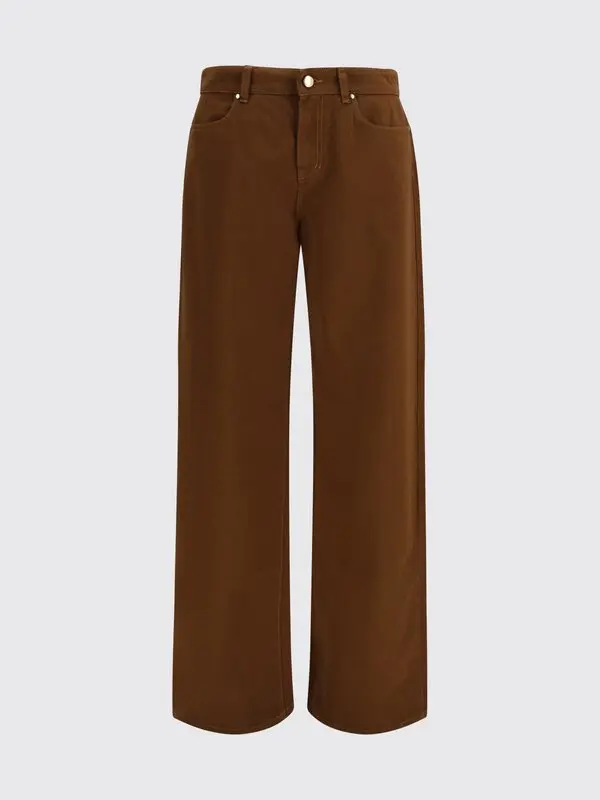 Max Mara Wide-leg Denim Trousers - Brown
