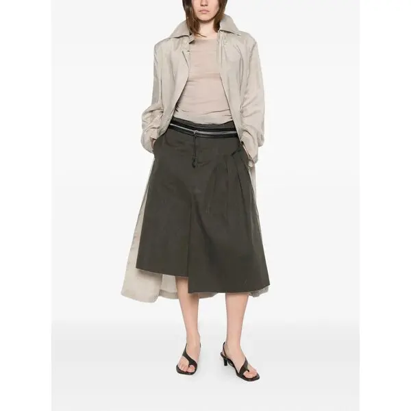 Rick Owens Taupe Grey Crew Neck Sleeveless Tank Top