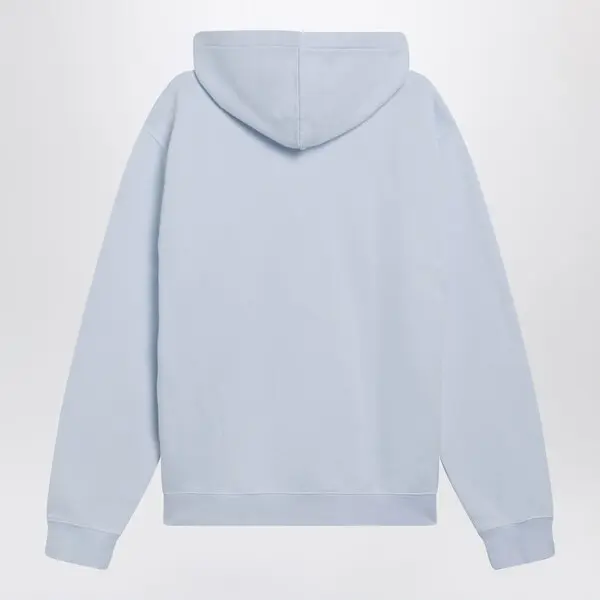 Jacquemus Light Cotton Fleece Hooded Sweatshirt With Grosgrain Logo Detail