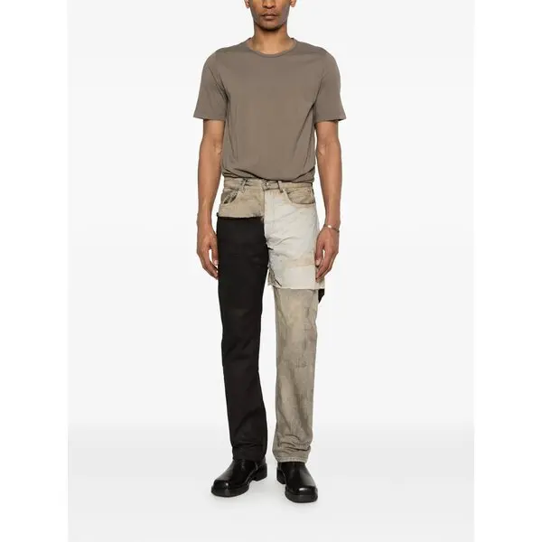 Rick Owens Panelled Patchwork Jeans - Black