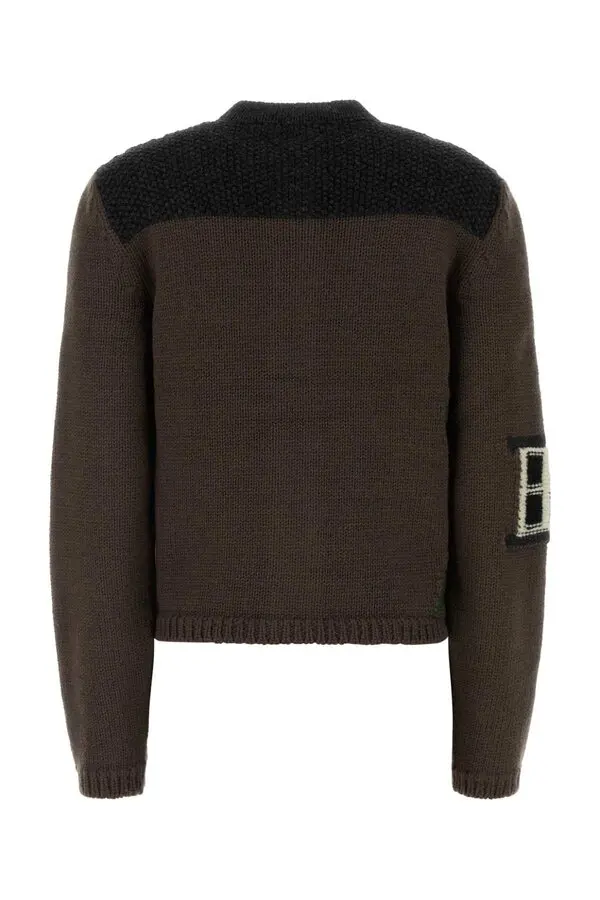 JW Anderson Wool Cardigan With House Applique