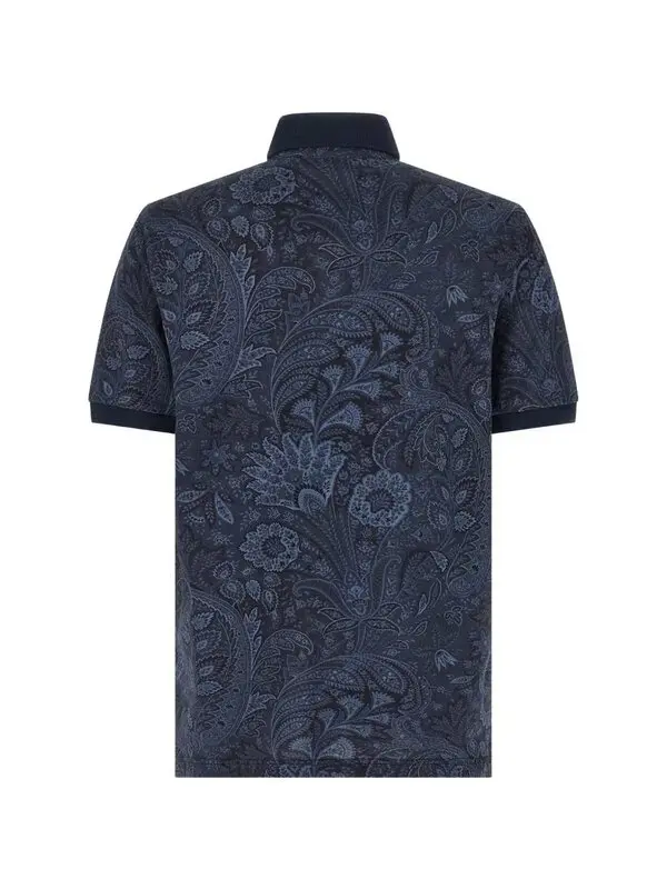 Etro Pegasus Arnica Polo With Paisley Pattern - Multicolor