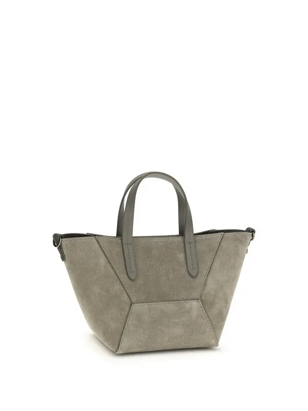 Brunello Cucinelli Suede Shoulder Bag