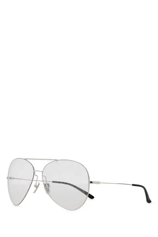 Gucci Aviator Metal Sunglasses - Silver