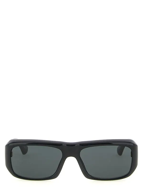Saint Laurent Sl 869 Rectangular Acetate Sunglasses - Black